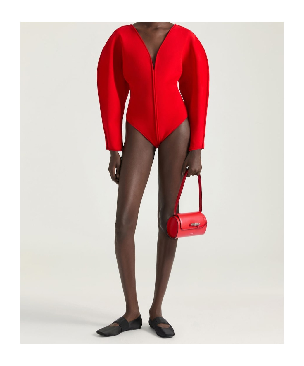 GIVENCHY Givenchy Cocoon Bodysuit in Engineered Knit